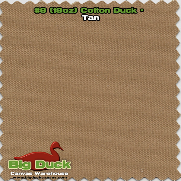 Number #8/60" Wide Cotton Canvas/ Duck Fabric | Wholesale | Tan